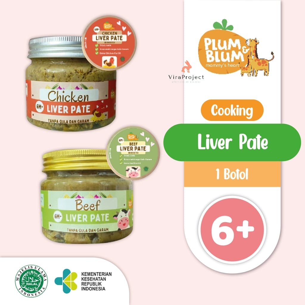 Jual PLUM&BLUM FROZEN CHICKEN/BEEF LIVER PATE - SARI PATI HATI AYAM ...