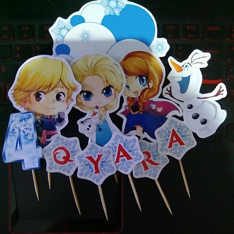 Jual topper hiasan kue frozen v6 | Shopee Indonesia