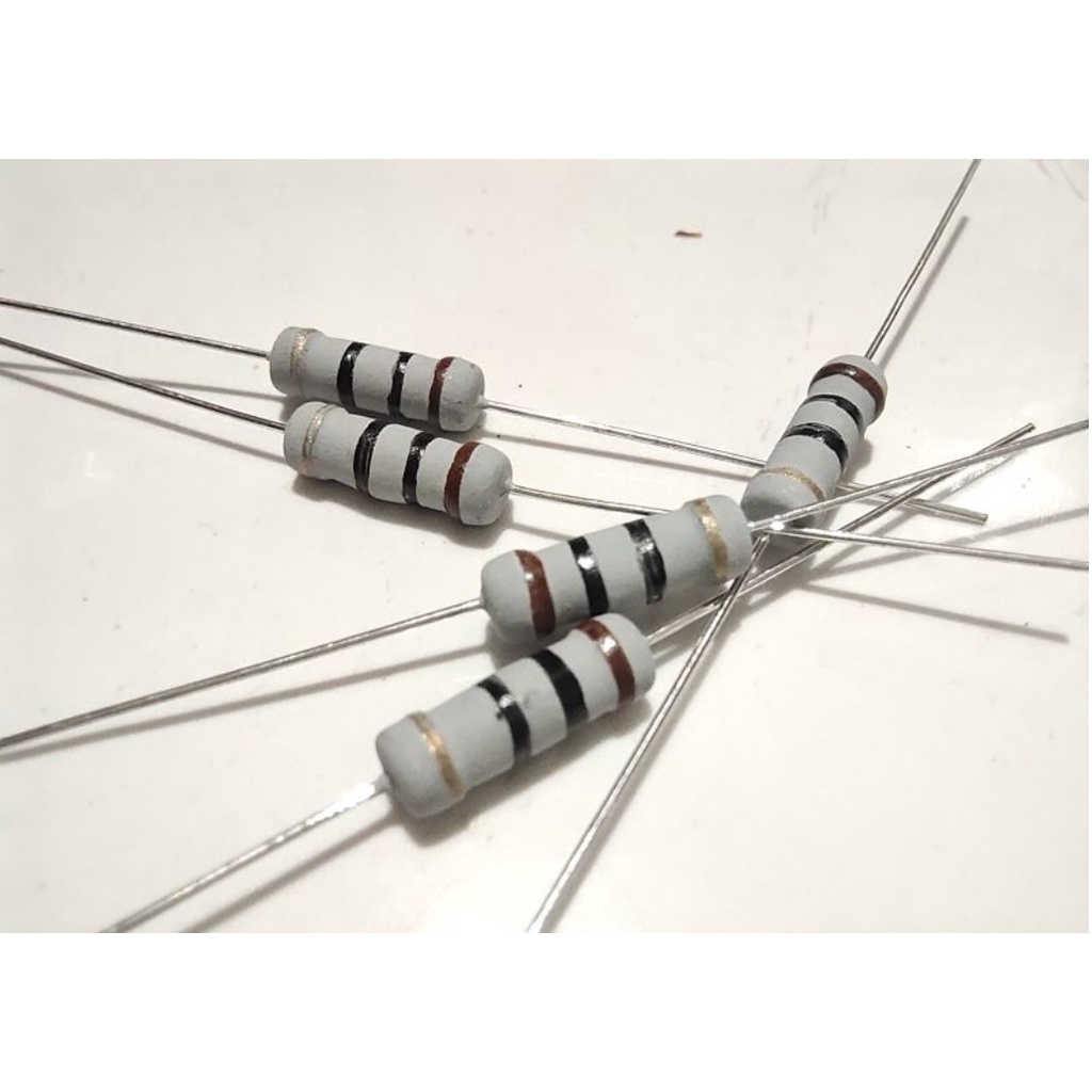 Jual 5PCS Resistor 1Watt 47K - 1K 1K2 1K5 2k2 2,2K 2,7K 2K7 3K3 4K7 6K8 ...