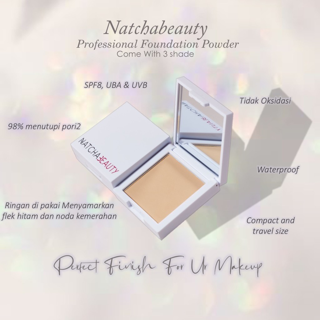 Jual RETAIL NATCHA BEAUTY 01 PROFESSIONAL POWDER HOLO 100% ORI BEDAK ...