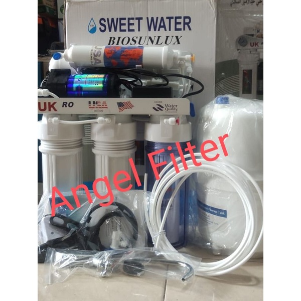 Jual Mesin Filter Air Minum RO 100gpd 5step Rangka Gantung | Shopee ...