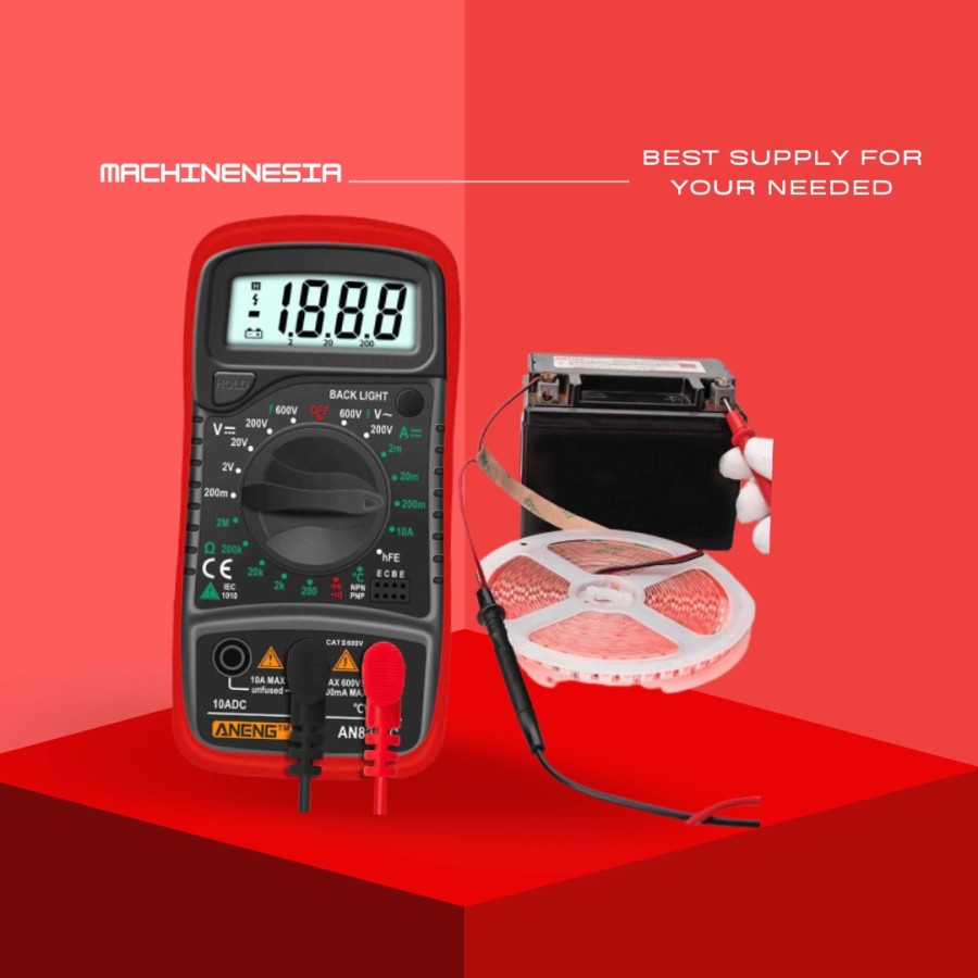 Jual DIGITAL MULTIMETER AC DC DENGAN BUZZER DIODE RESISTOR ...