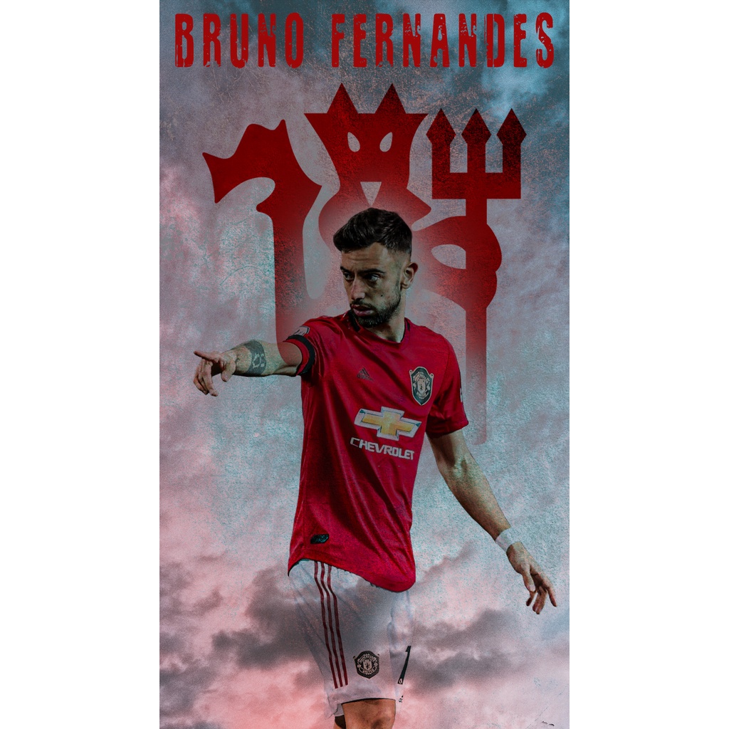 Jual POSTER BRUNO FERNANDES TERBARU PEMAIN SEPAK BOLA BRUNO FERNANDES ...