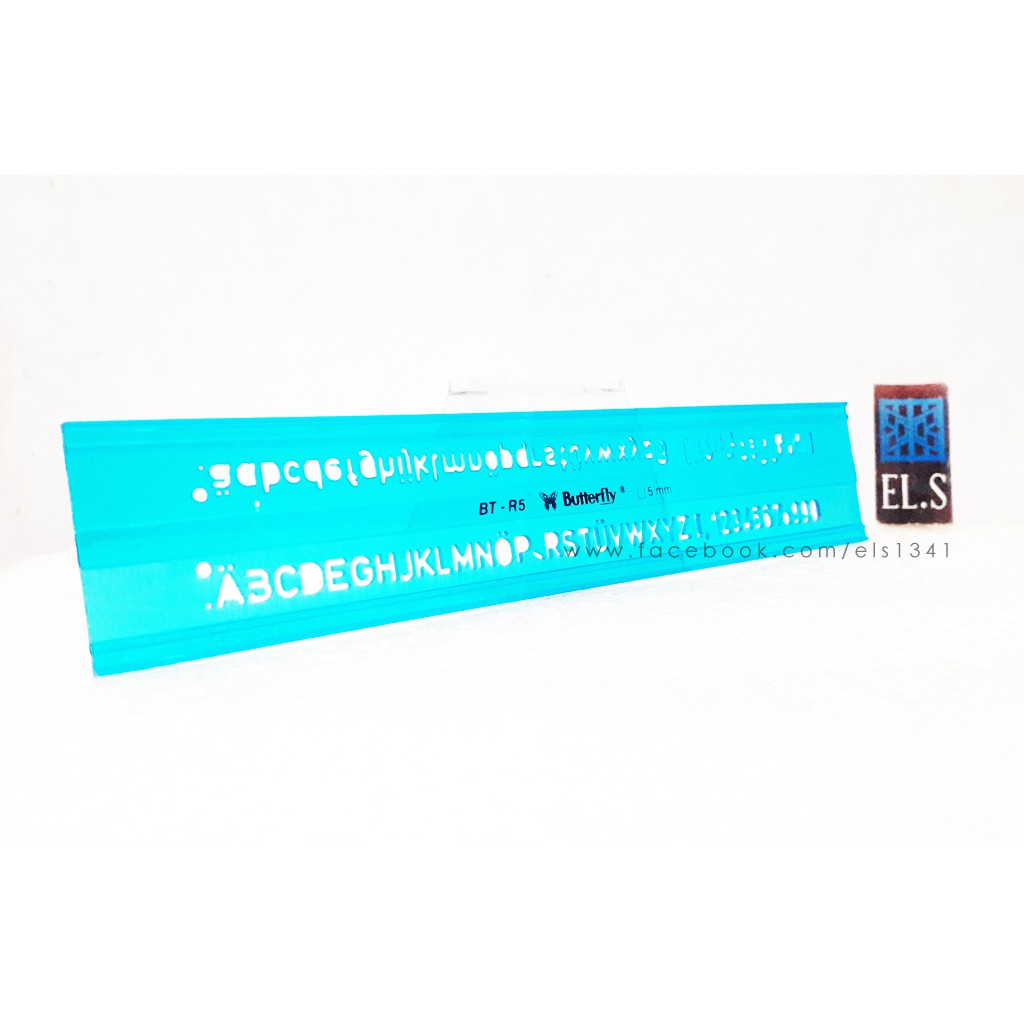 Jual Penggaris Mal Huruf 5 mm Stensil | Shopee Indonesia