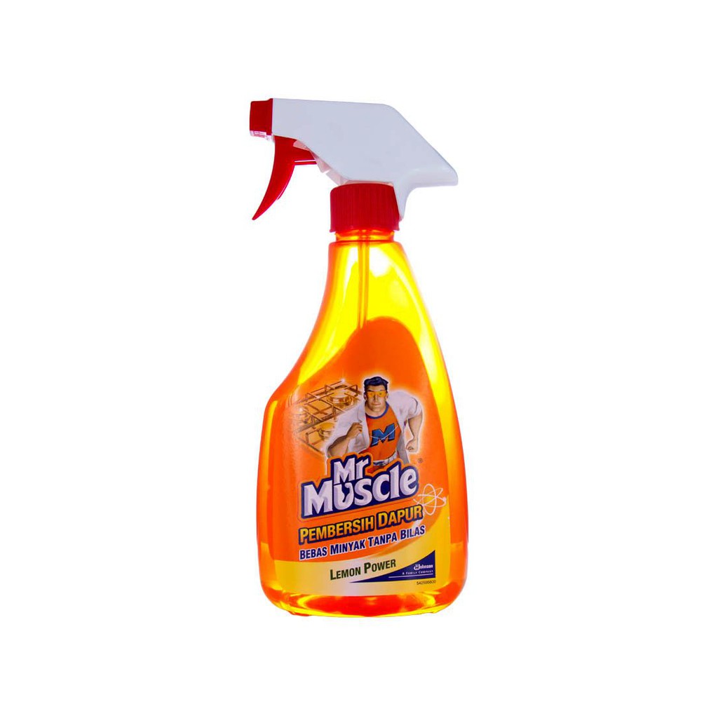 Jual MR MUSCLE PEMBERSIH DAPUR LEMON/ ORANGE POWER 500ml | Shopee Indonesia
