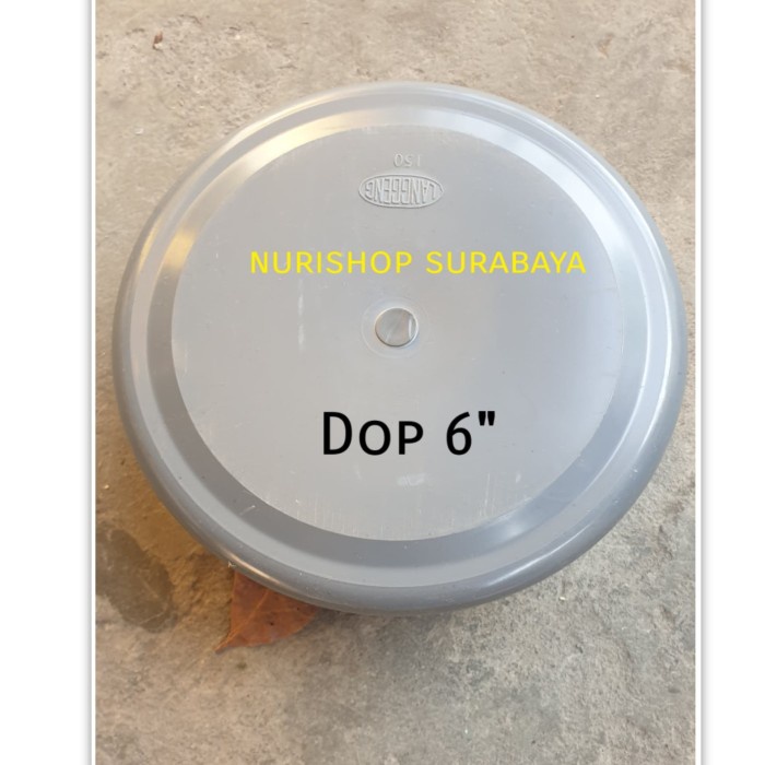 Jual Dop/ cap/ tutup pipa/ tutup pipa polos tanpa drat pvc 6" | Shopee ...