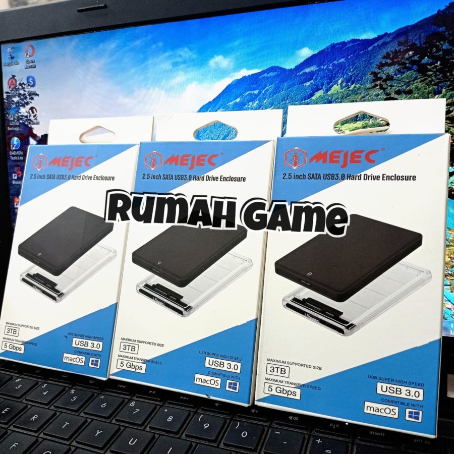 Jual Casing Hardisk External HDD External Case 2.5 USB 3.0 MEJEC Black | Shopee Indonesia