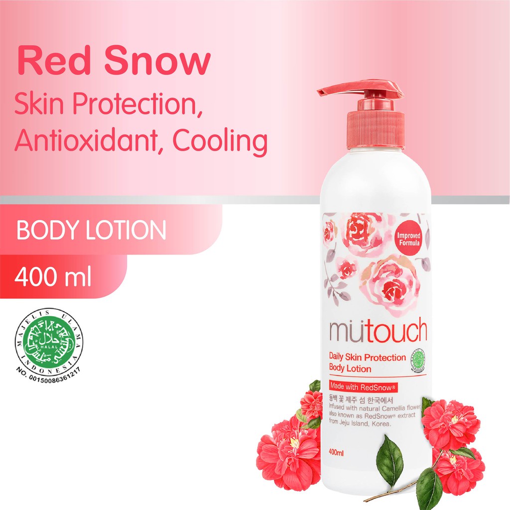 Jual Mutouch Body Lotion Red Snow 400ml | Shopee Indonesia