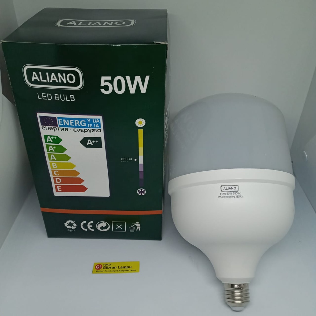 Jual Lampu LED Aliano 50w - Bohlam LED Bulb 50 Watt - Lampu LED Murah Bagus | Shopee Indonesia