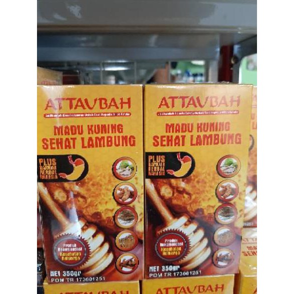 Jual Madu Kuning Sehat Lung Attaubah at taubah 350gr atasi maag radang ...
