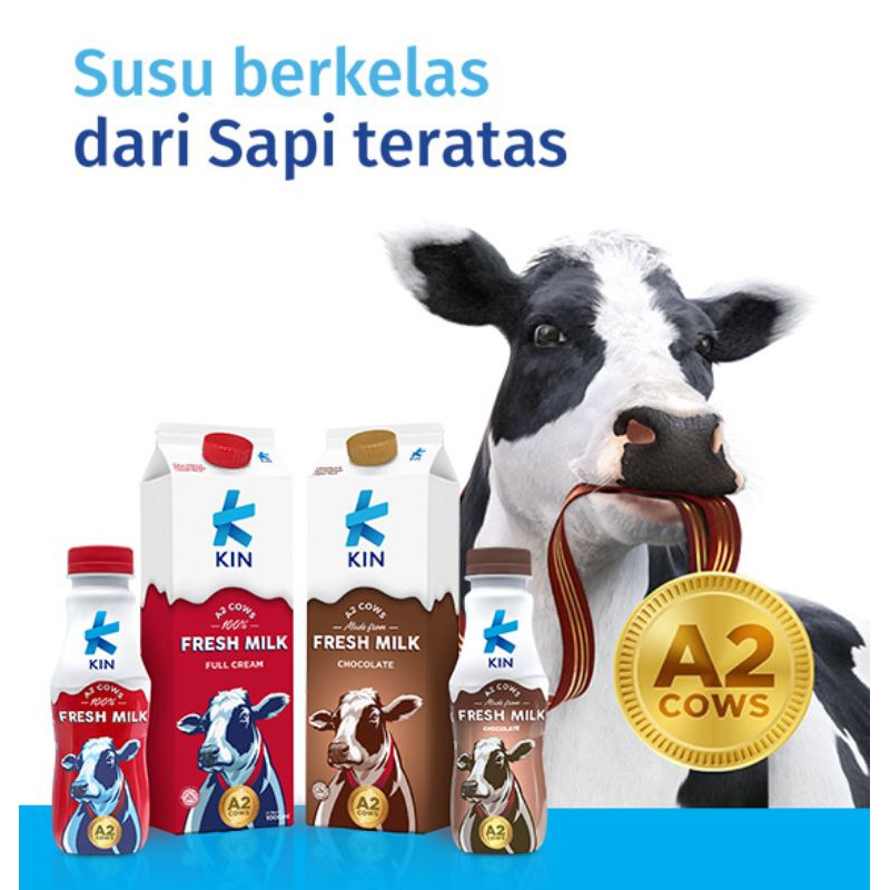 Jual SUSU KIN FRESH MILK PASTEURISED | Shopee Indonesia