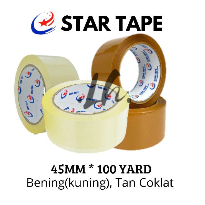 Jual LAKBAN ( 1 DUS ) 100 YARD X 45MM (2INCH) LENGKE KUALITAS TERBAIK ...