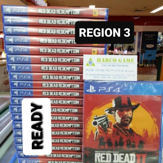 Jual BD PS4 RED DEAD REDEMPTION 2 REGION 3 ENGLISH - Vission | Shopee ...