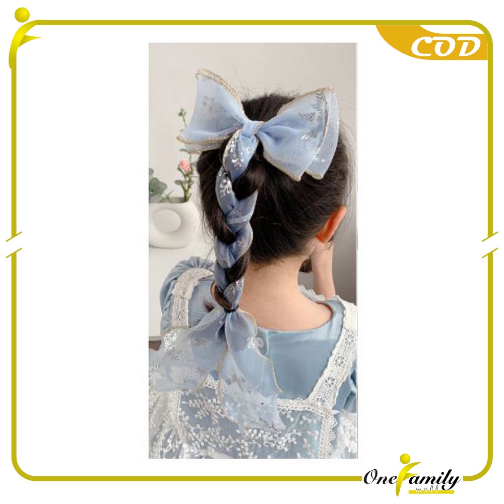 Jual ONE-C344 Jepit Rambut Korea Pita Untuk Wanita Ikat Rambut Pita ...