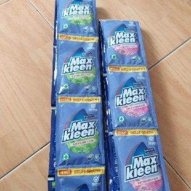 Jual Maxkleen Deterjen Cair Sachet Deterjen Cair 30 Ml | Shopee Indonesia