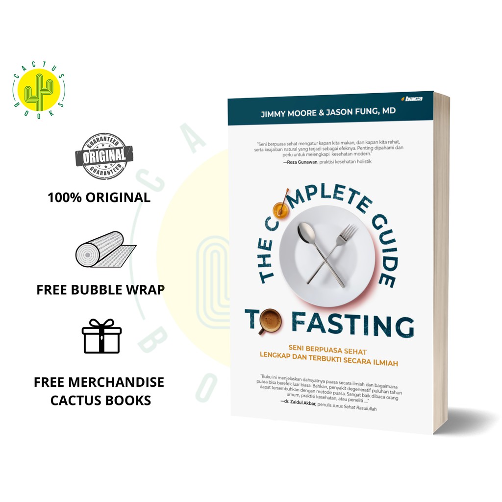 Jual THE COMPLETE GUIDE TO FASTING - Jimmy Moore & Jason Fung, MD ...