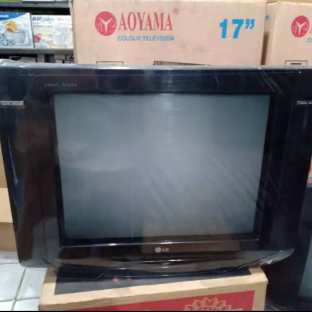 Jual TV TABUNG LG SLIM 21in FULL BLACK | Shopee Indonesia
