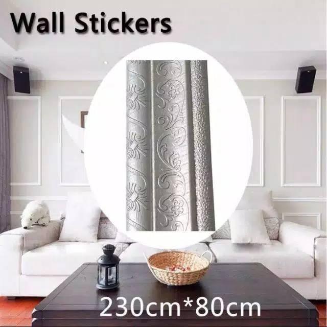 Jual Wainscoating uk 8Cm x 2,3M /wall Panel /garis pelindung foam ...