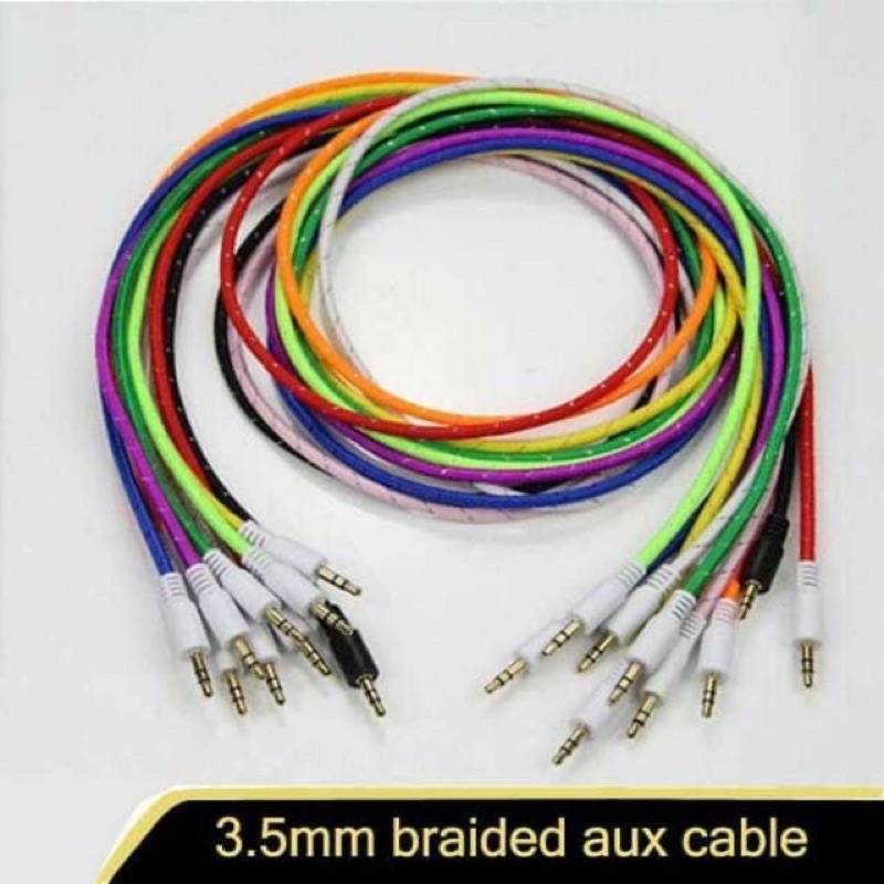 Jual KABEL AUX 1X1 KABEL SPEAKER KABEL AUDIO 1X1 JACK 3.5MM | Shopee ...