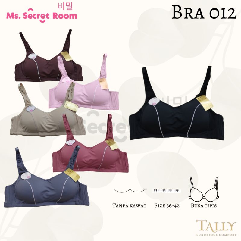 Jual TALLY BRA BH 012 | TANPA KAWAT | BUSA TIPIS | CUP C | SIZE 36-42 | | Shopee Indonesia