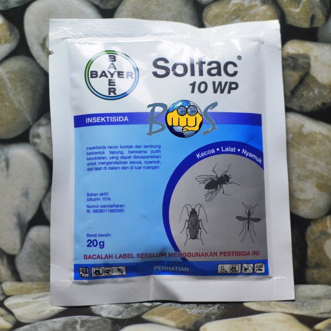 Jual Solfac 10 WP 20 gram Obat Basmi Nyamuk Lalat Kecoa | Shopee Indonesia