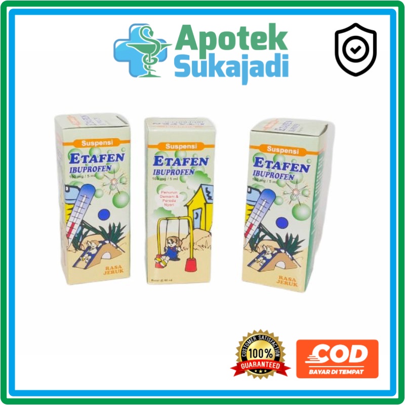 Jual ETAFEN IBUPROFEN SUSPENSI SYRUP 60 Ml | Shopee Indonesia