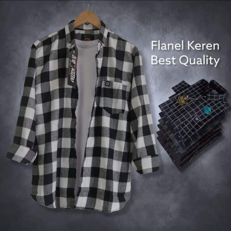 Jual kemeja flanel | Shopee Indonesia