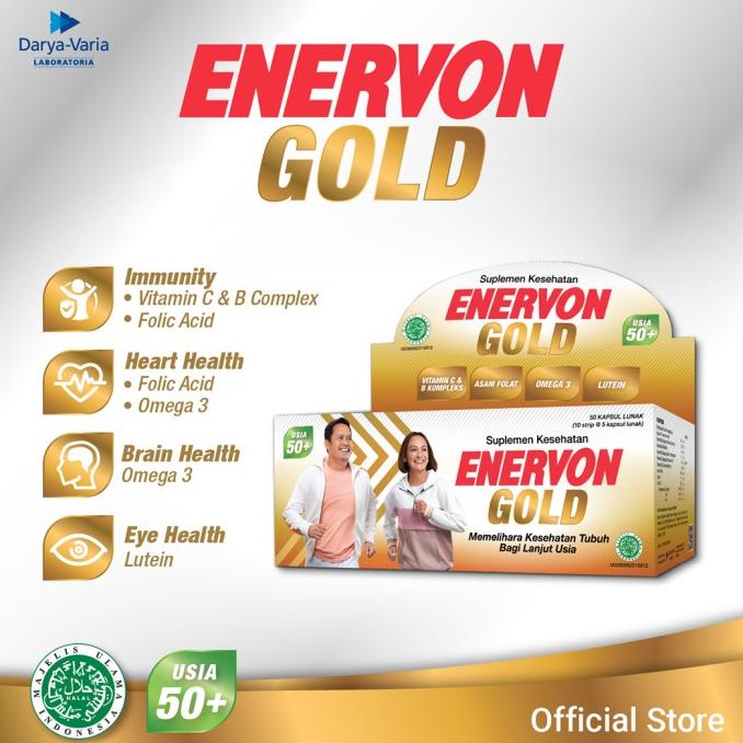 Jual Enervon GOLD Box 50's | Shopee Indonesia