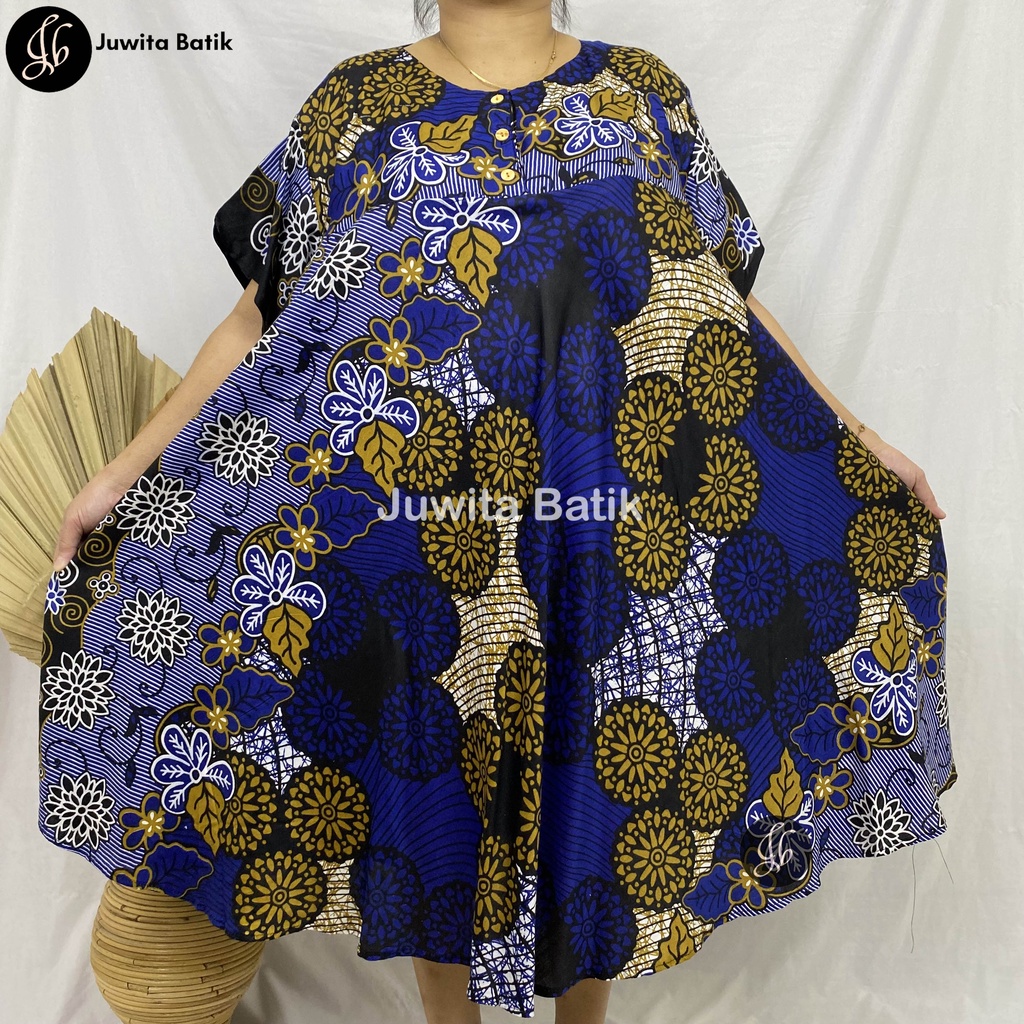 Jual Juwita Batik - Daster Payung Jumbo LD 130 3XL Motif Mawar Miring ...