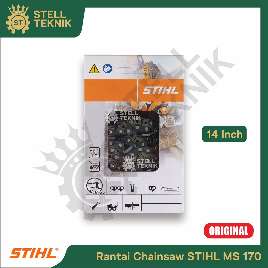 Jual Rantai Potong Chainsaw Senso STIHL MS 170 14" Inch Original / Rantai Gergaji Mesin STIHL MS ...