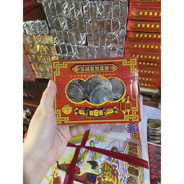 Jual Kertas Sembahyang Koin Mainan Perak Emas Sembahyangan Leluhur Uang ...