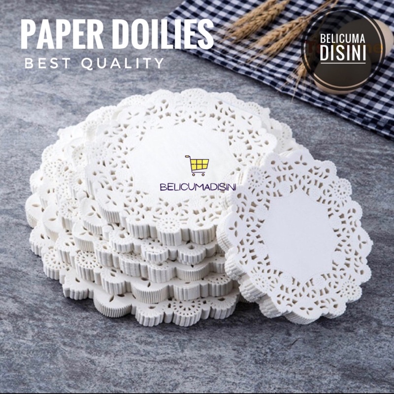 Jual [25pcs] Doyleys Paper / Doilies Paper / Doily Paper / Doyley paper ...