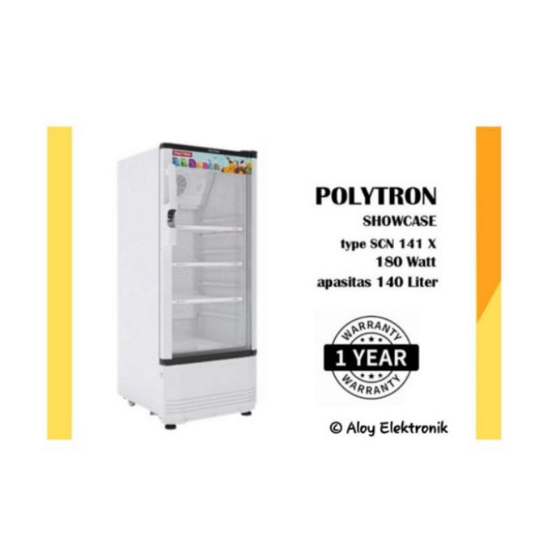 Jual Showcase Polytron SCN 141 3 RAK - 140 Liter | Shopee Indonesia