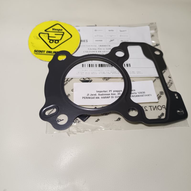 Jual Paking Gasket Head Vespa Matic / Paking Blok Seher Vespa LX S LXV ...