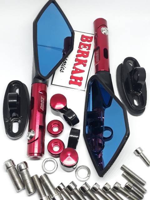 Jual Spion tomok full cnc kaca biru Fast bikes Universall | Shopee ...