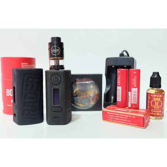Jual paket ngebul mod BOXER rader kit RDTA azeroth AWT charger Liquid ...