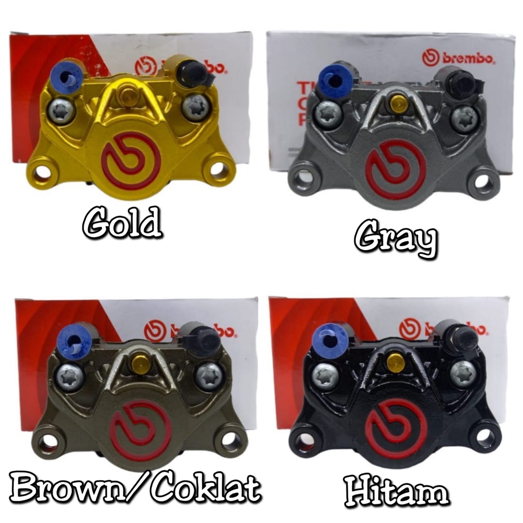 Jual KALIPER 2 PISTON 2P BIG LOGO TINTA MERAH UNIVERSAL SEMUA MOTOR BISA PAKAI | Shopee Indonesia