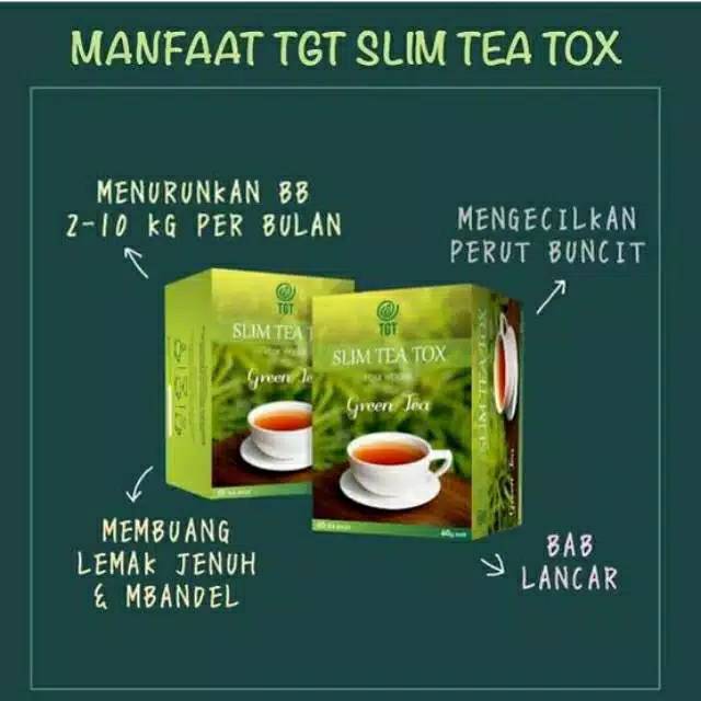 Jual TGT Slim Tea Tox - Greentea | Shopee Indonesia