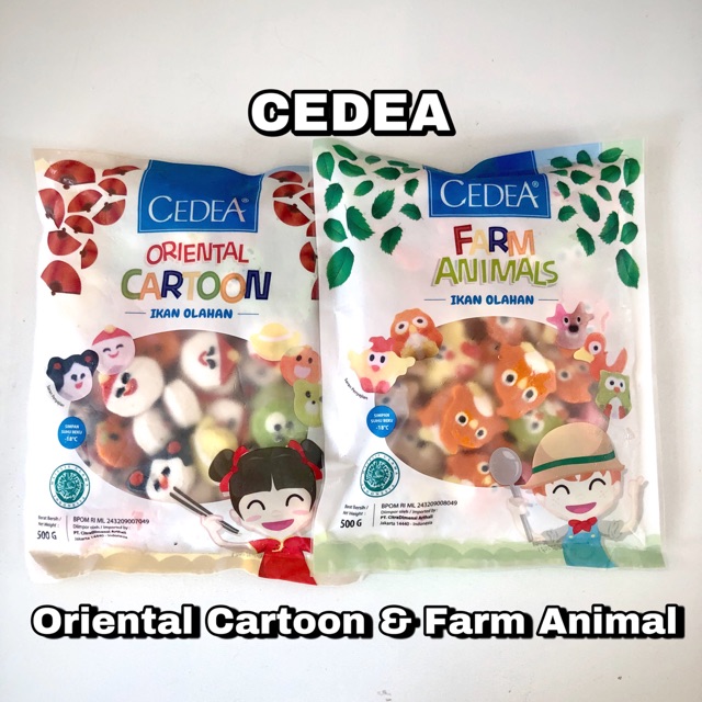 Jual Cedea farm animal / oriental cartoon 500gr 250gr 100gr | Shopee ...
