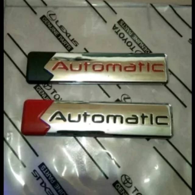 Jual Emblem tulisan automatic variasi | Shopee Indonesia