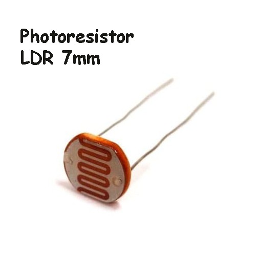 Jual Photoresistor LDR Sensor Cahaya 7mm Photo Resistor Sedang | Shopee ...