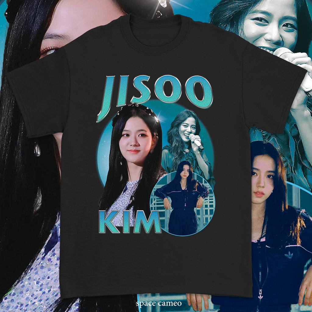 Jual JISOO BLACKPINK Rap Tee | T-Shirt Merchandise | Kaos KPOP | Shopee ...