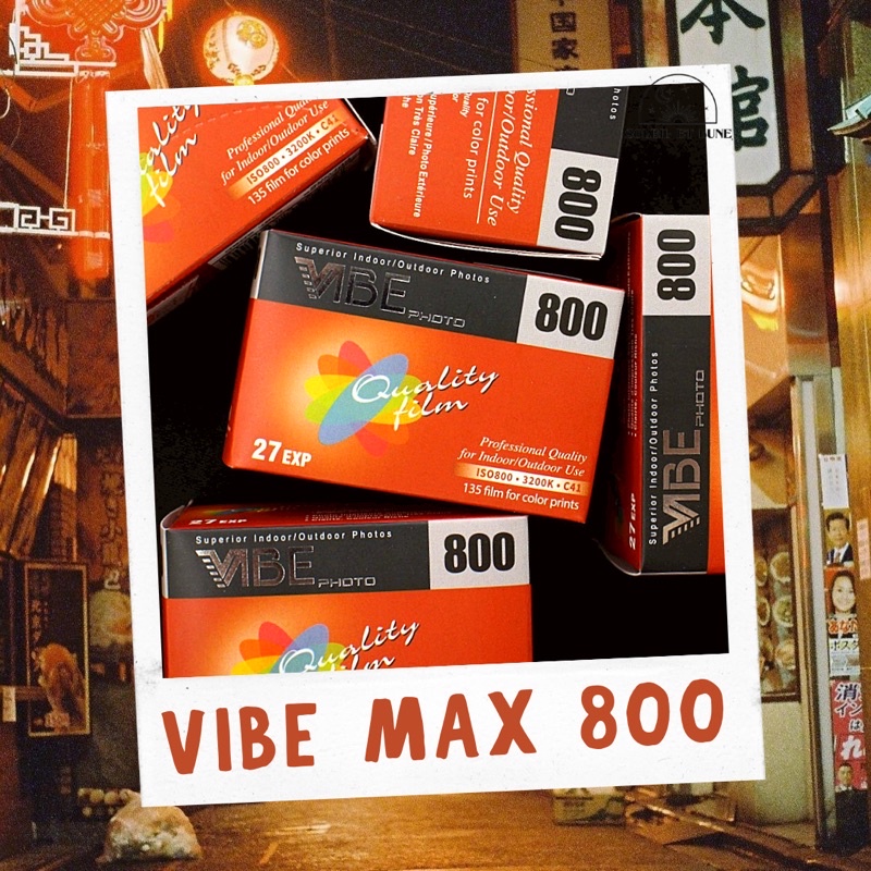 Jual Vibe Max 800 (27EXP) - Roll Film 35mm, ISO 800, 27exp | Shopee ...
