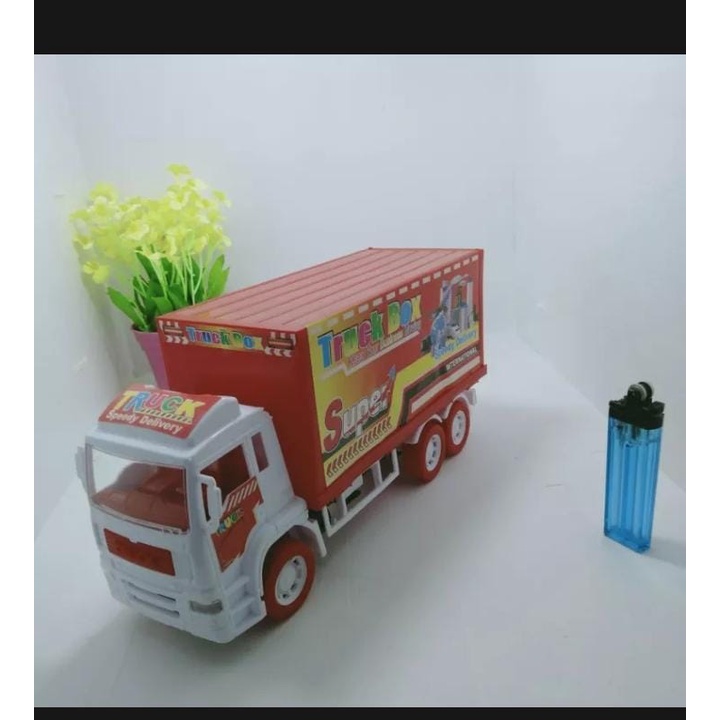 Jual Mainan anak mobil box ekspedisi tanpa baterai/MAINAN MOBIL MOBILAN ...