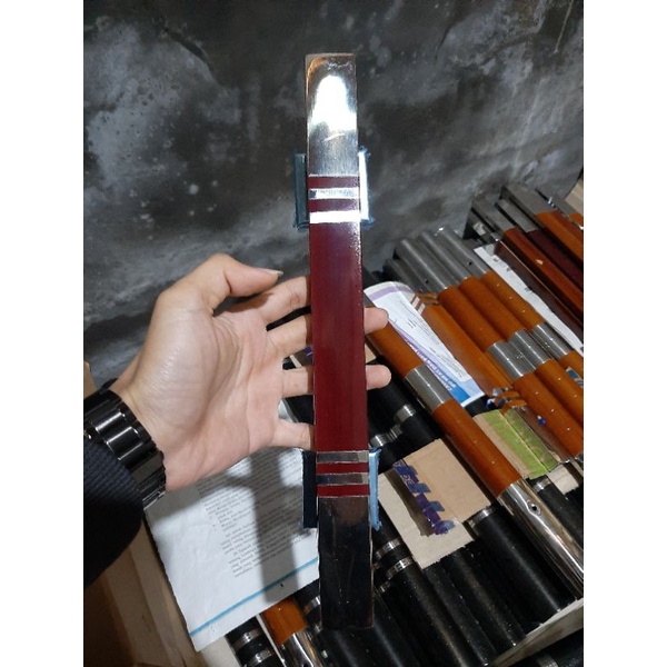 Jual handle pintu rumah villa hotel stainless steel 35 cm minimalis ...