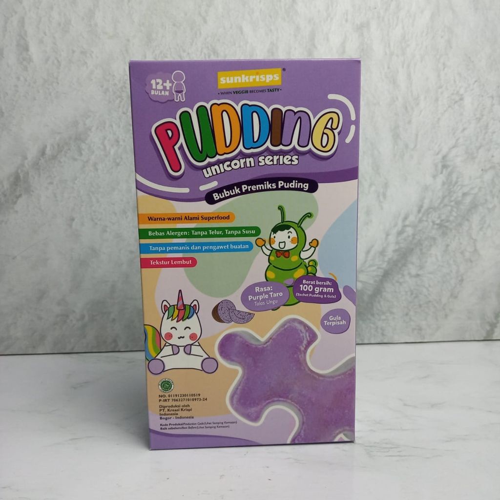 Jual Sunkrisps Pudding Unicorn series 100gr Enak Dan Lebut & Pudding ...