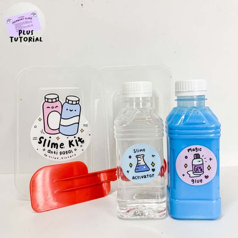 Jual (BUAT SLIME SENDIRI TANPA RIBET) SLIME KIT BY SLIME BINTARO || SLIME KIT TERMURAH || SLIME ...