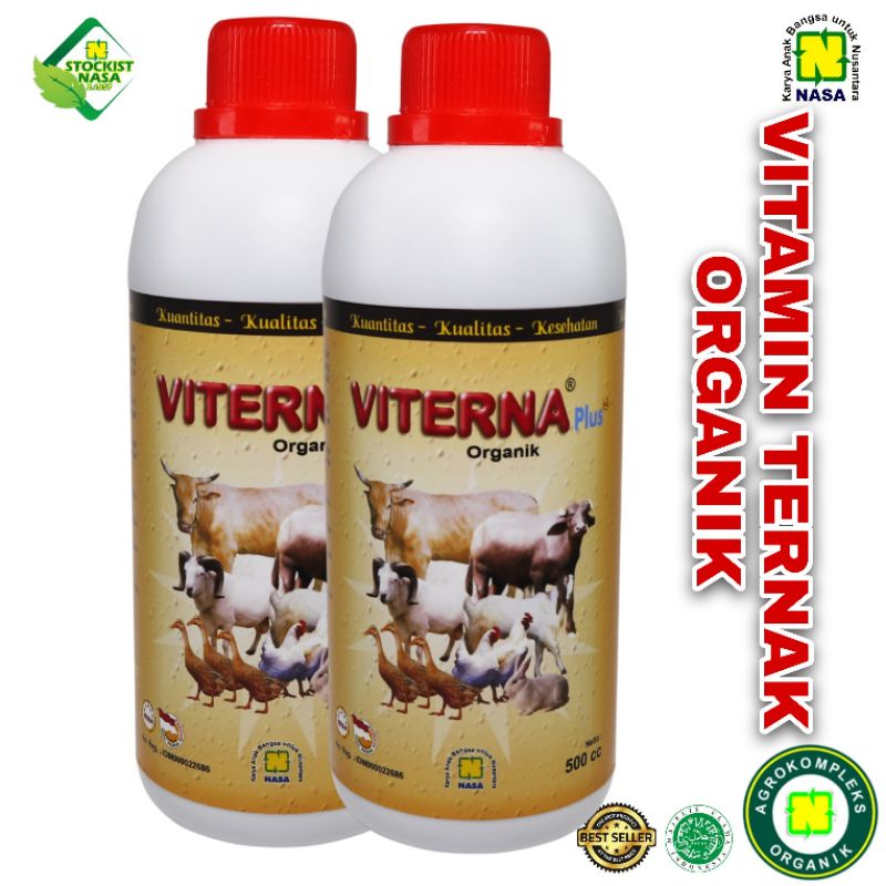 Jual VITERNA VITAMIN TERNAK ORGANIK SUPLEMEN PENAMBAH NAFSU MAKAN HEWAN ...