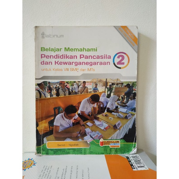 Jual buku PPKn pendidikan pancasila dan kewarganegaraan untuk SMP kelas 2 VIII 8 kurikulum 2013 ...