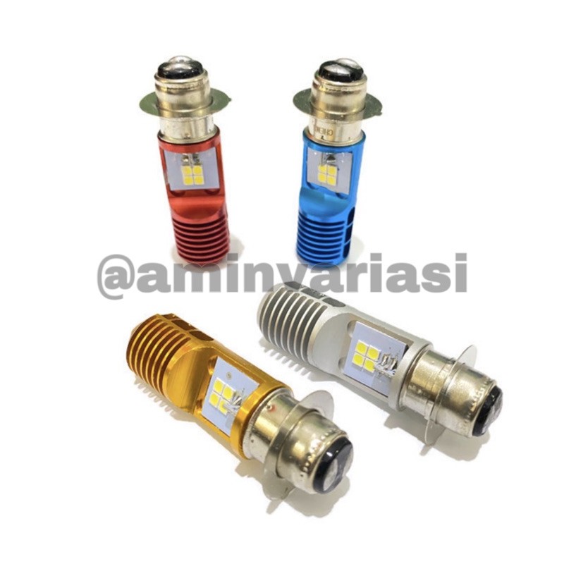 Jual Lampu Depan Led Utama AC DC 2 Sisi Led Motor Bebek dan Matic Soket H6 Led | Shopee Indonesia